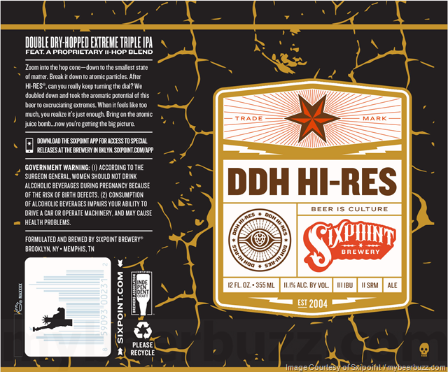 The Daily Growler » Sixpoint DDH Hi Res Triple IPA